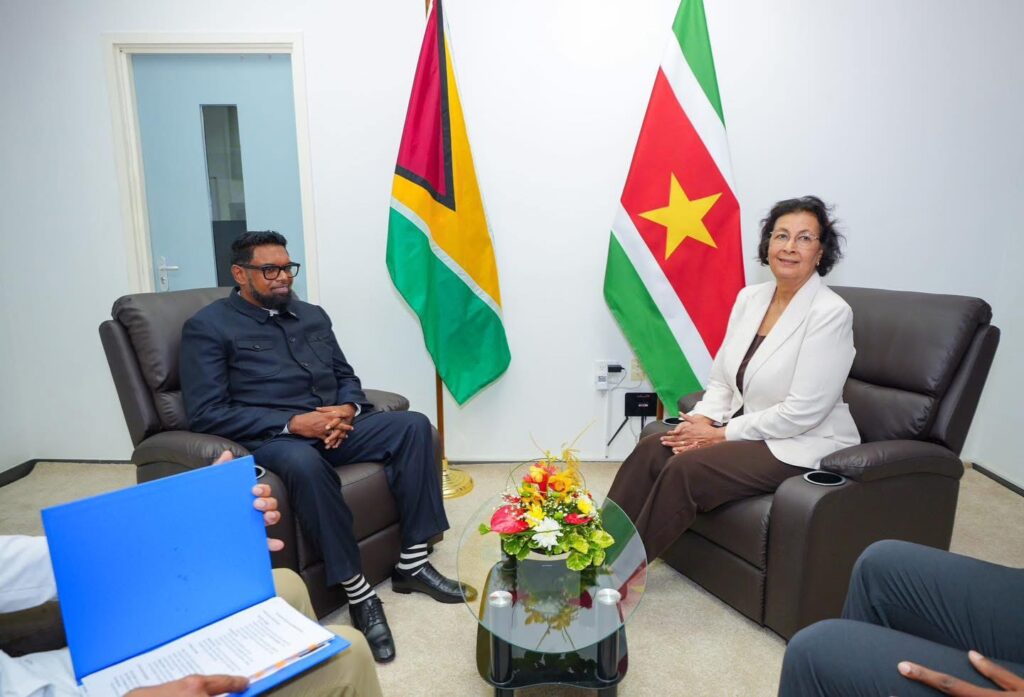 President Ali meets in Suriname, President Jennifer Geerlings-Simons ...