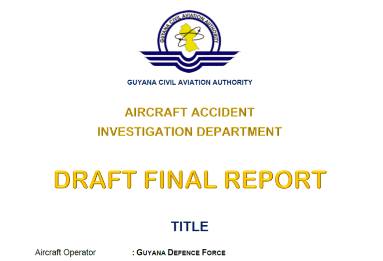Leaked Report Points to Pilot Limitations, Weather in Fatal GDF ...